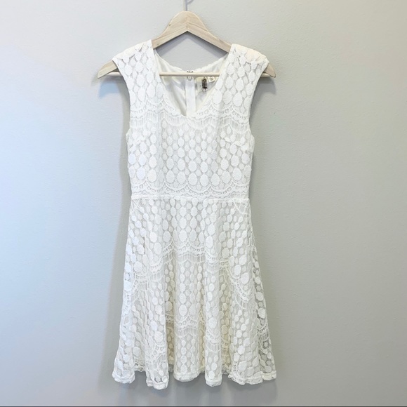Francesca's Collections | Dresses | Cotton Lace Floral Dress From ...